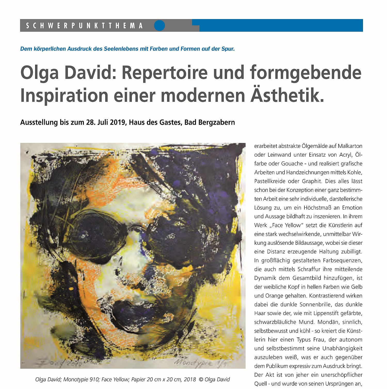 Medien Inhalten in der Öffentlichkeit | Olga David